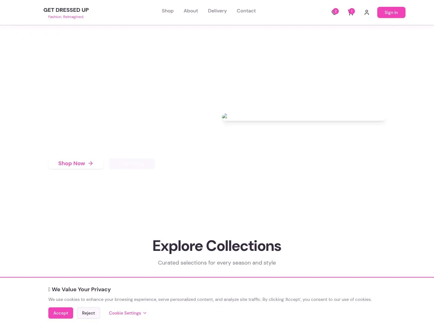 GET DRESSED UP: Modern Fashion Marketplace & Community