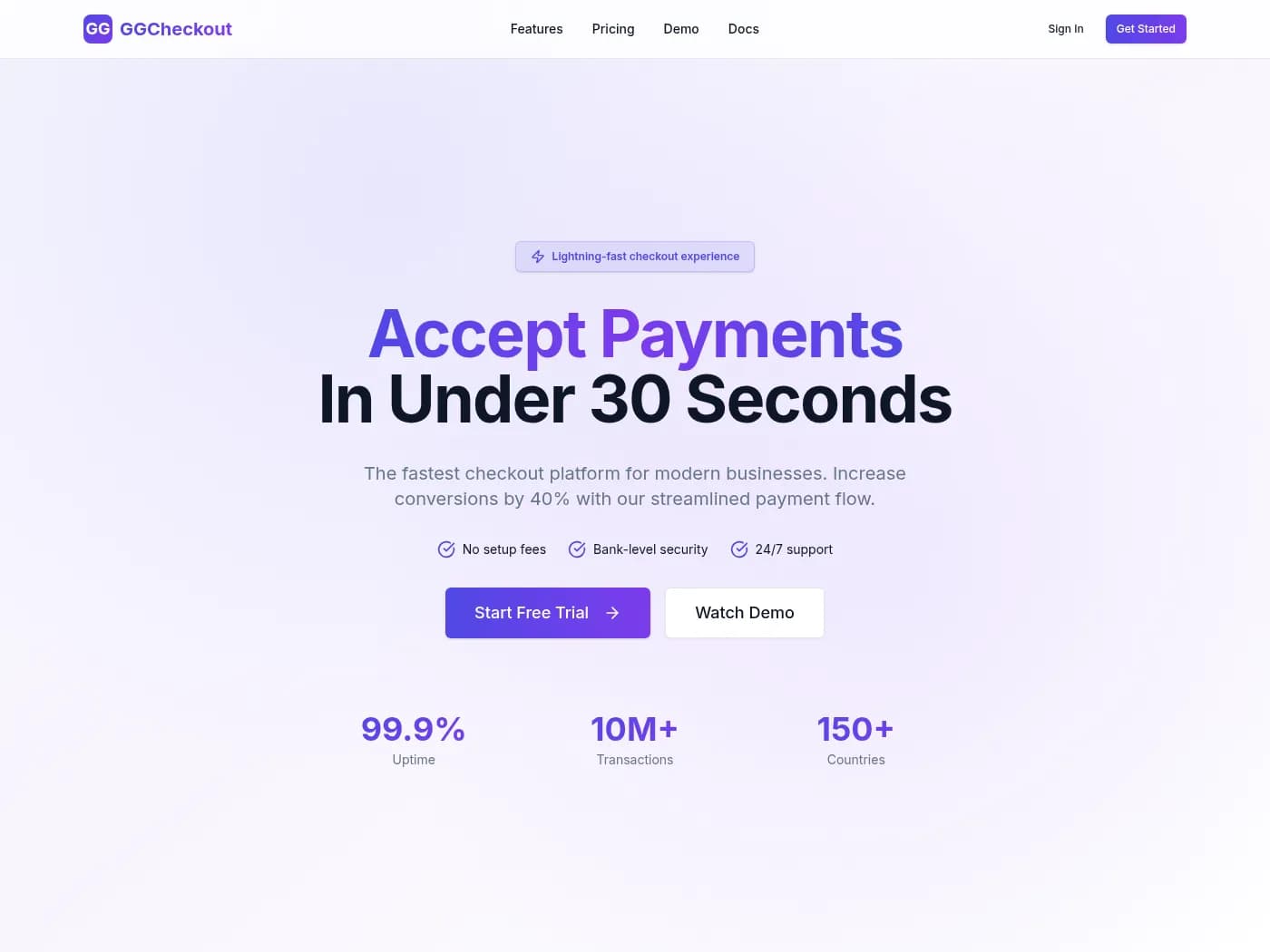 GGCheckout Web Clone