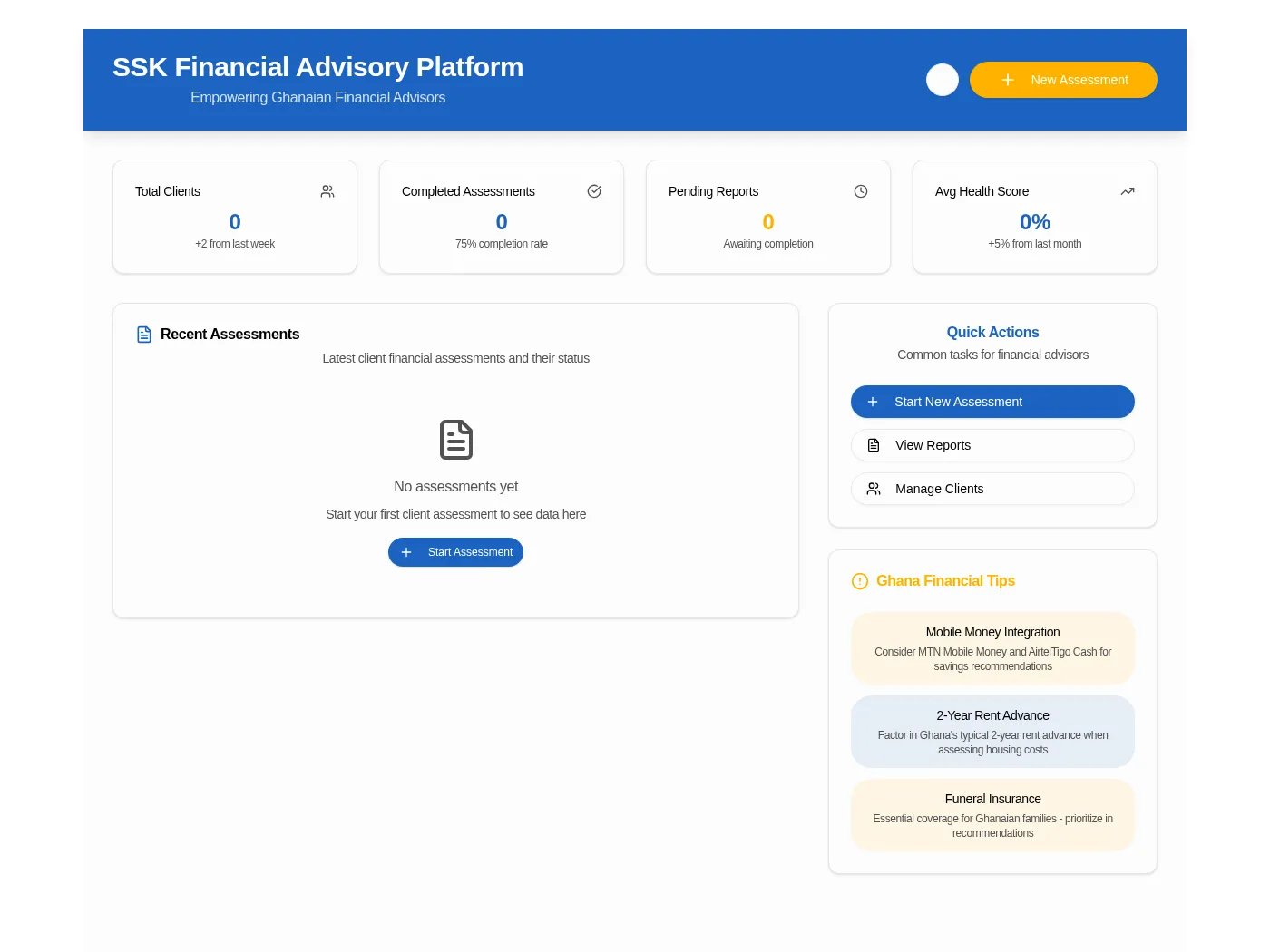 Ghanaian Telesales Financial Advisory Platform