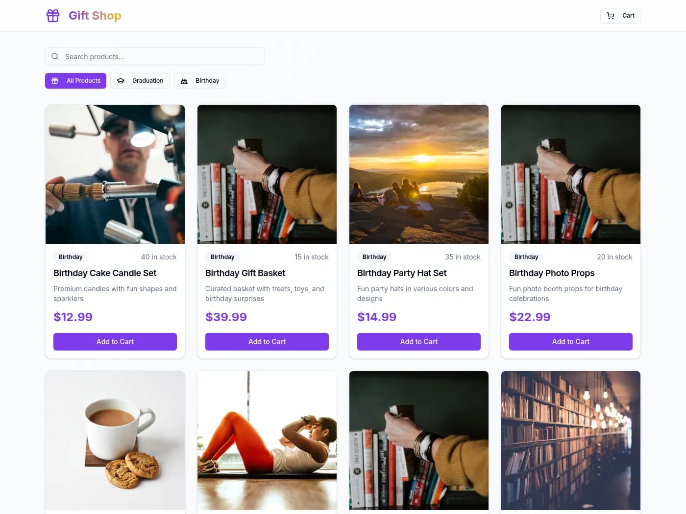 Gift Shop POS & Admin Web App
