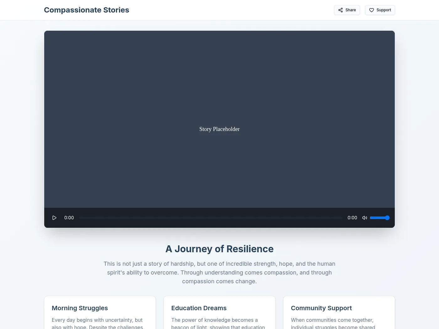 Compassionate Storytelling: A Girl's Journey Through Hardship