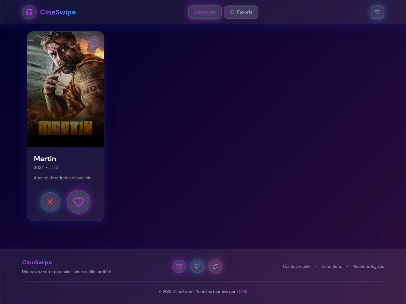 Glassmorphism Movie & Series Discovery App