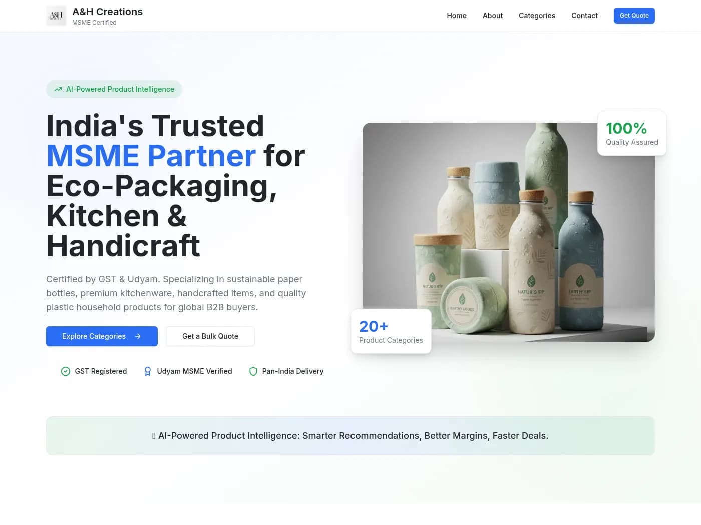 Global Enterprise Business Website