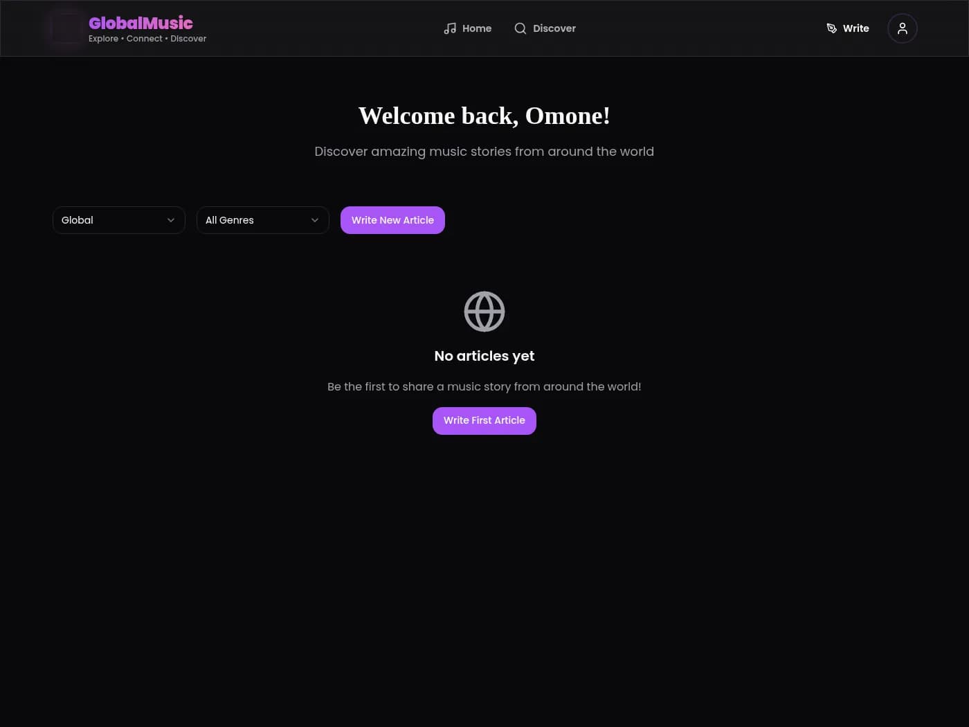 Global Music Explorer