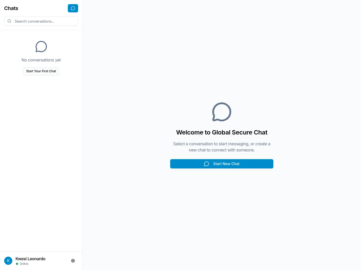 Global Secure Chat