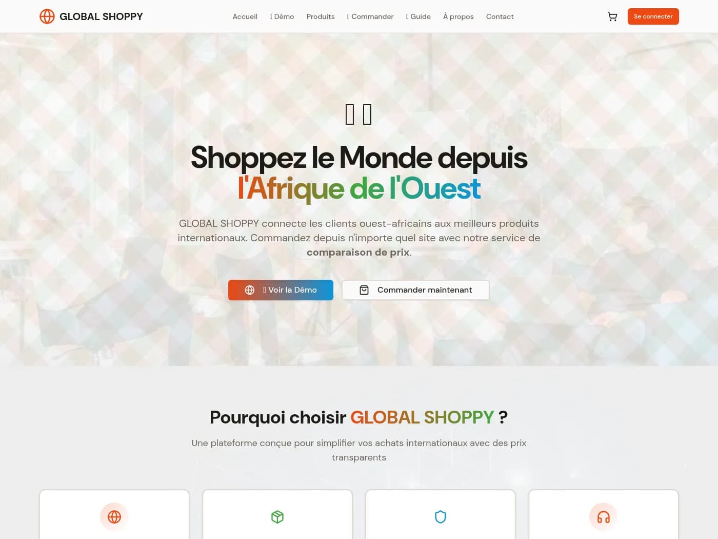 Global Shopy – International E-commerce Platform for West Africa