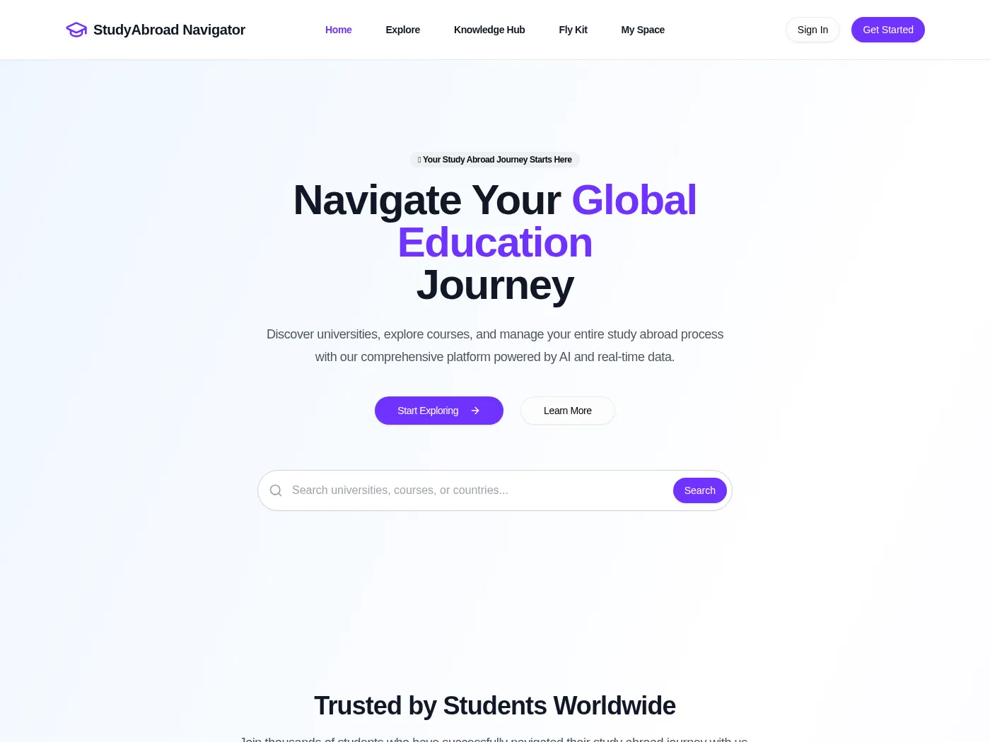 Global Study Abroad Navigator & AI Application Suite