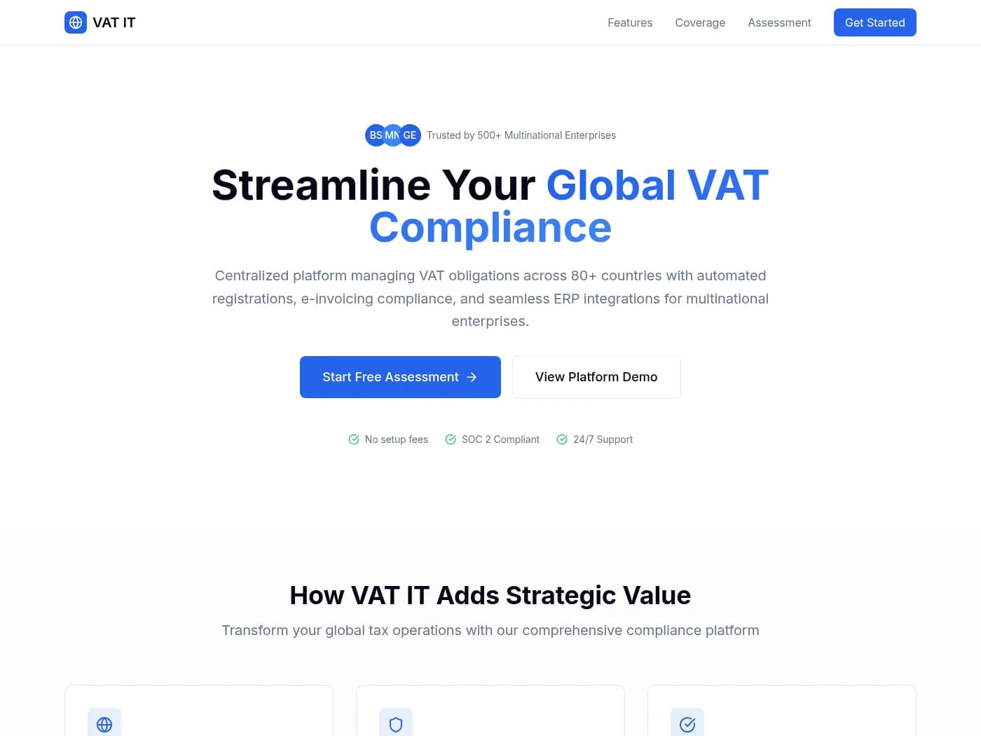 Global VAT & E-Invoicing Compliance Platform for Multinational Enterprises