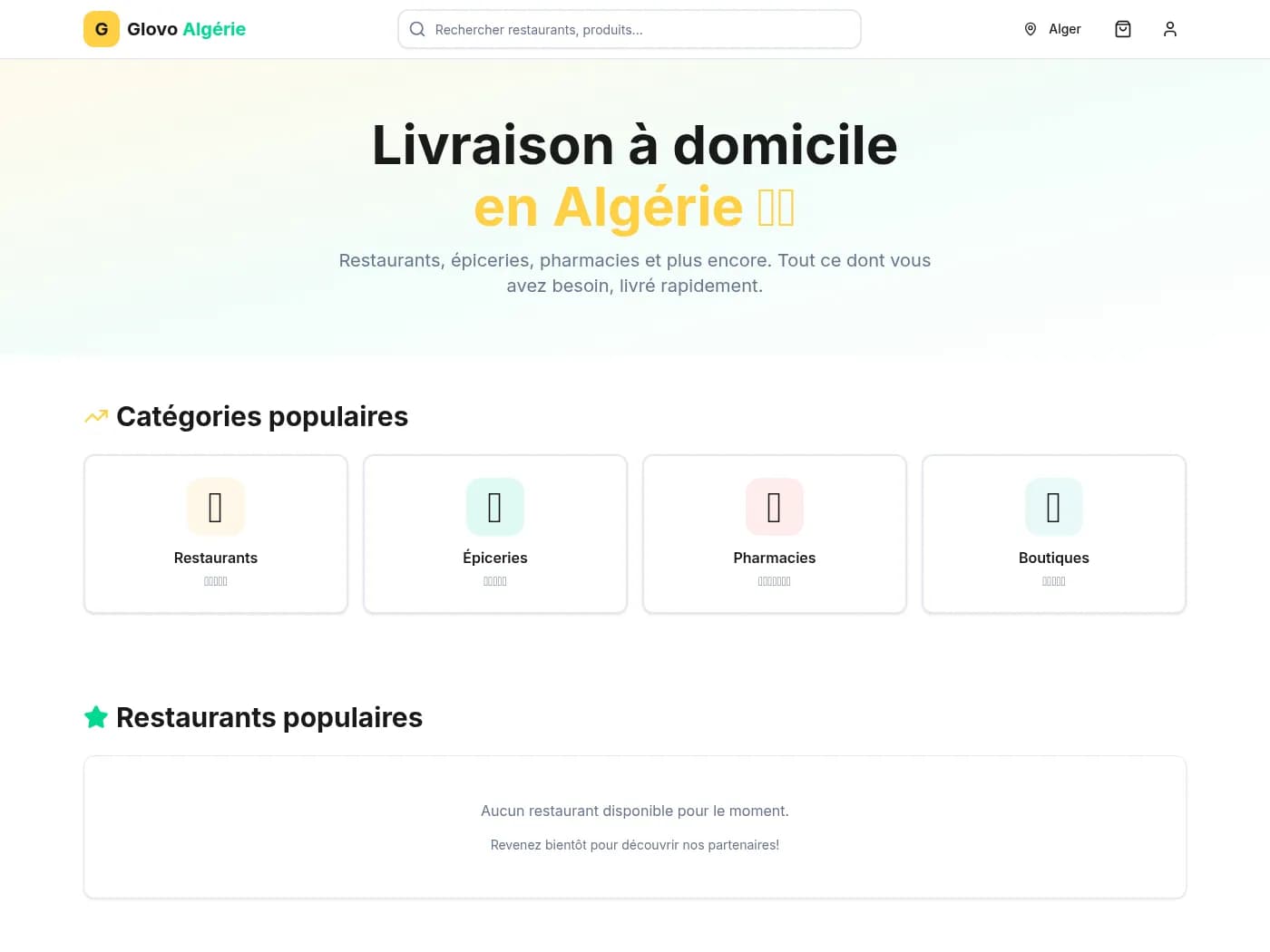 Glovo Algérie – Platforme de Livraison pour Consommateurs Algériens
