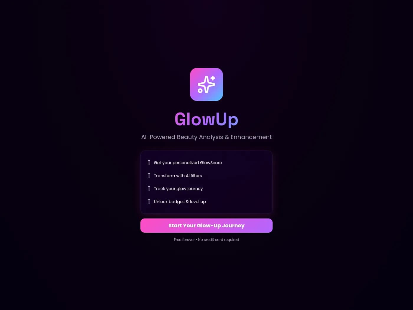 GlowUp: Gen-Z AI Beauty Analysis & Glow-Up Studio