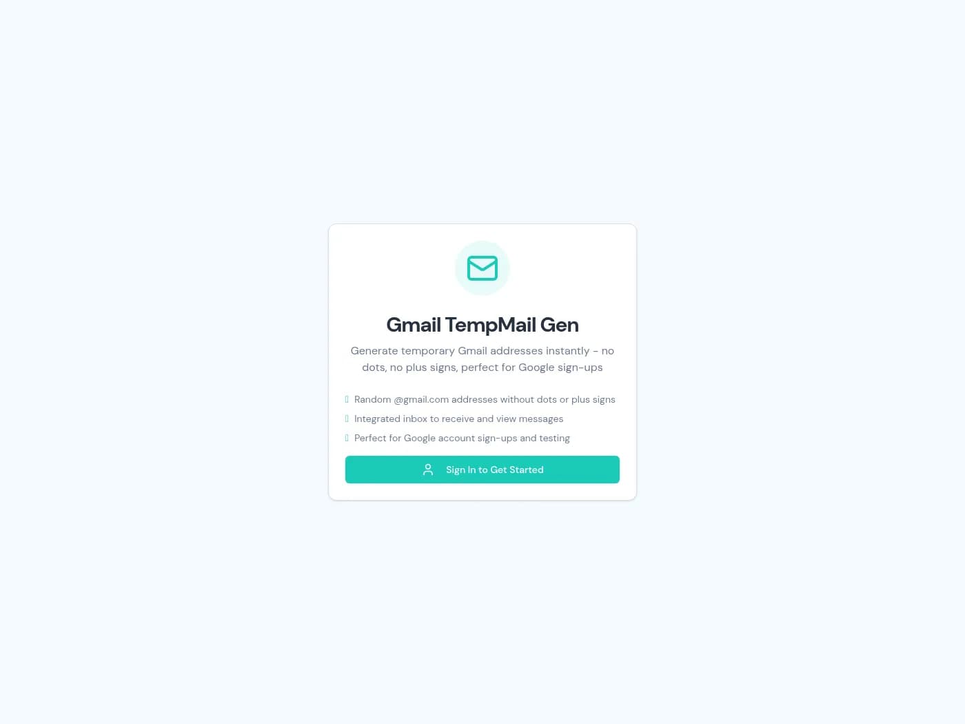 Gmail TempMail Gen