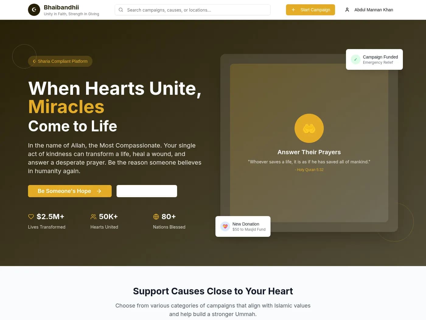 GoFundMe Clone - Crowdfunding Platform