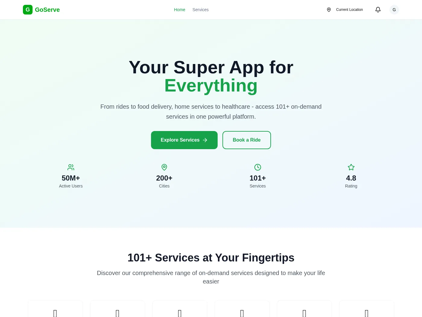 Gojek Clone: Multi-Service Super App Platform