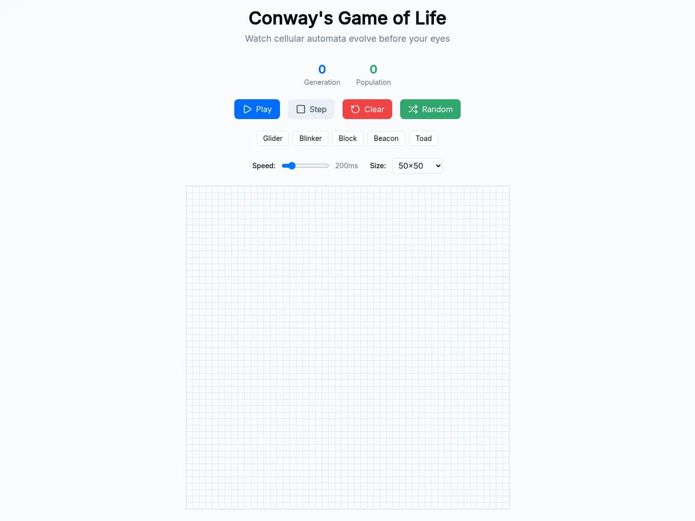 GoL (Game of Life) Visualizer and Simulator