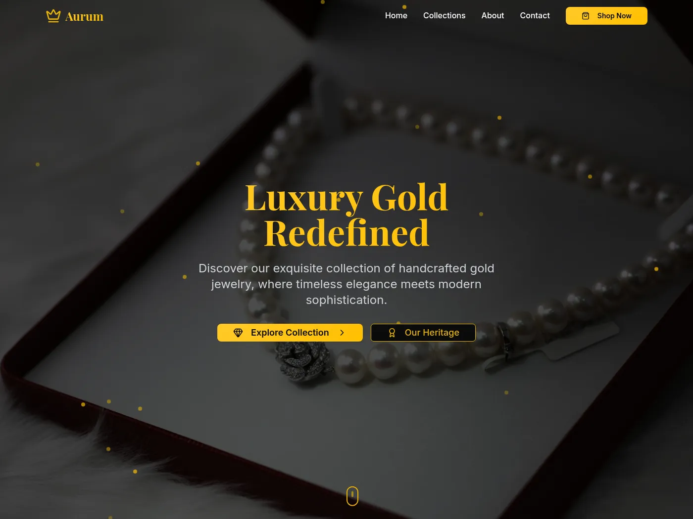 Gold Shop Web Experience