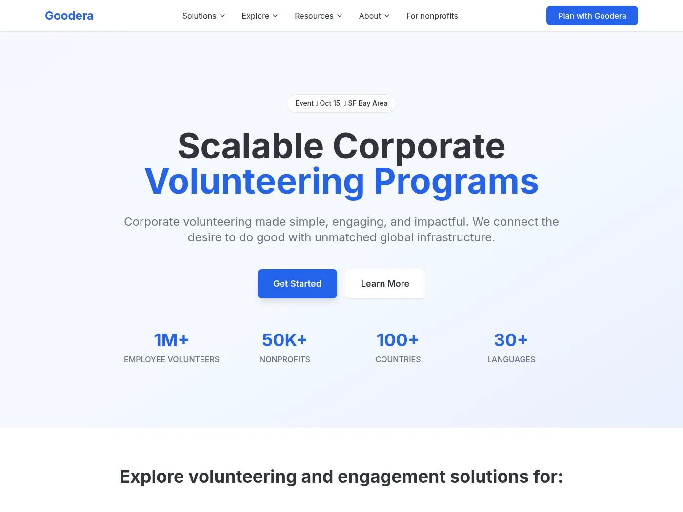 Goodera Website Clone