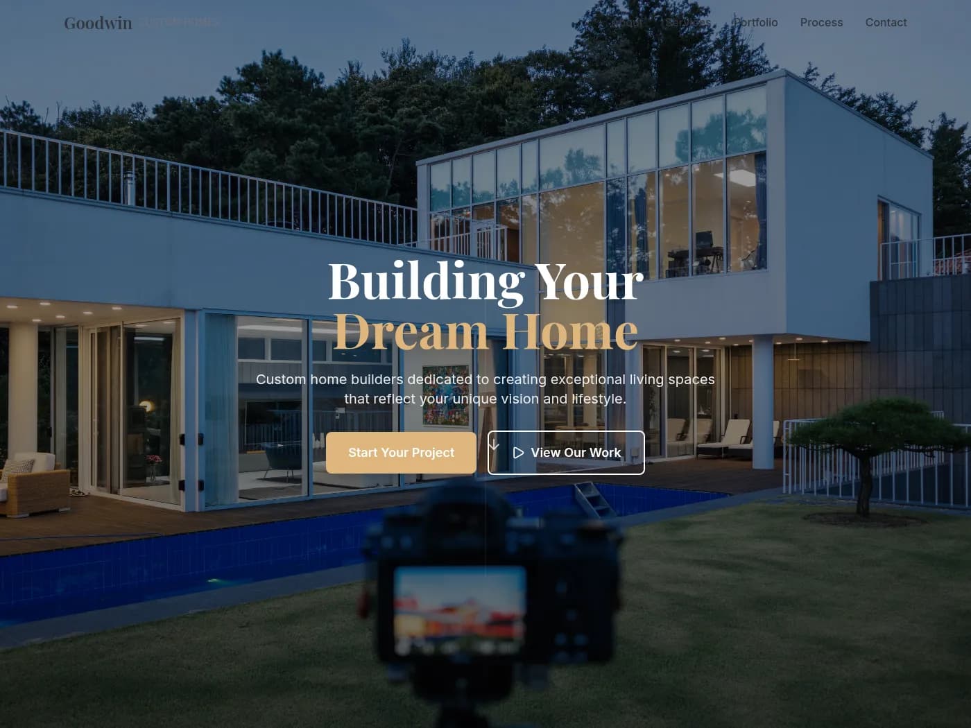 Goodwin Custom Homes Website