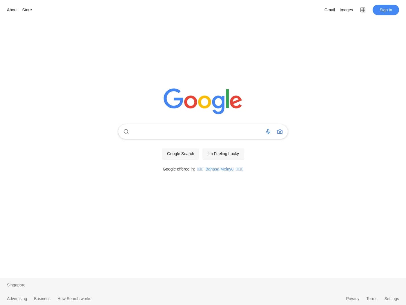 Google Homepage Clone