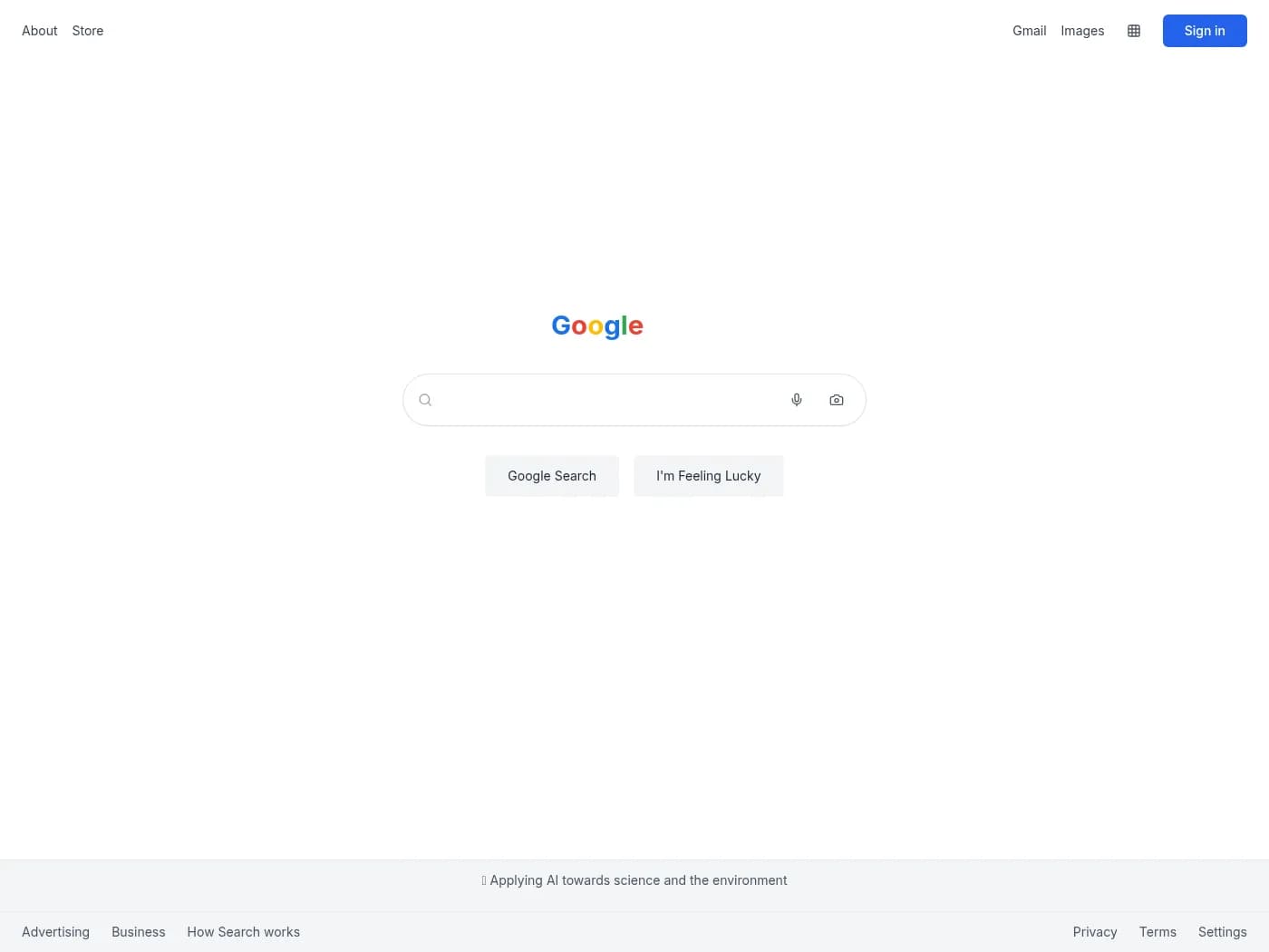 Google.com Web Search Clone