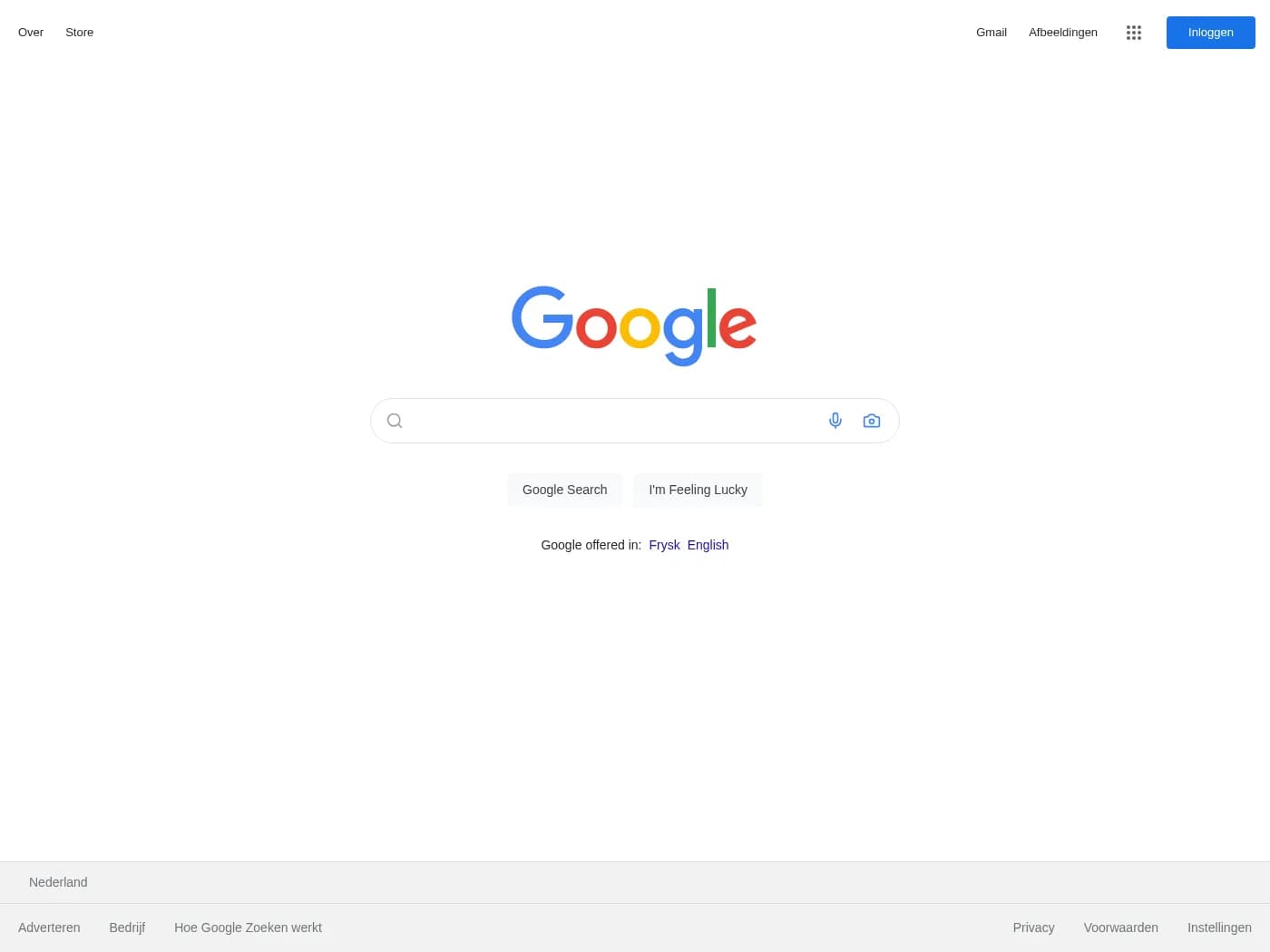 Google Homepage Clone