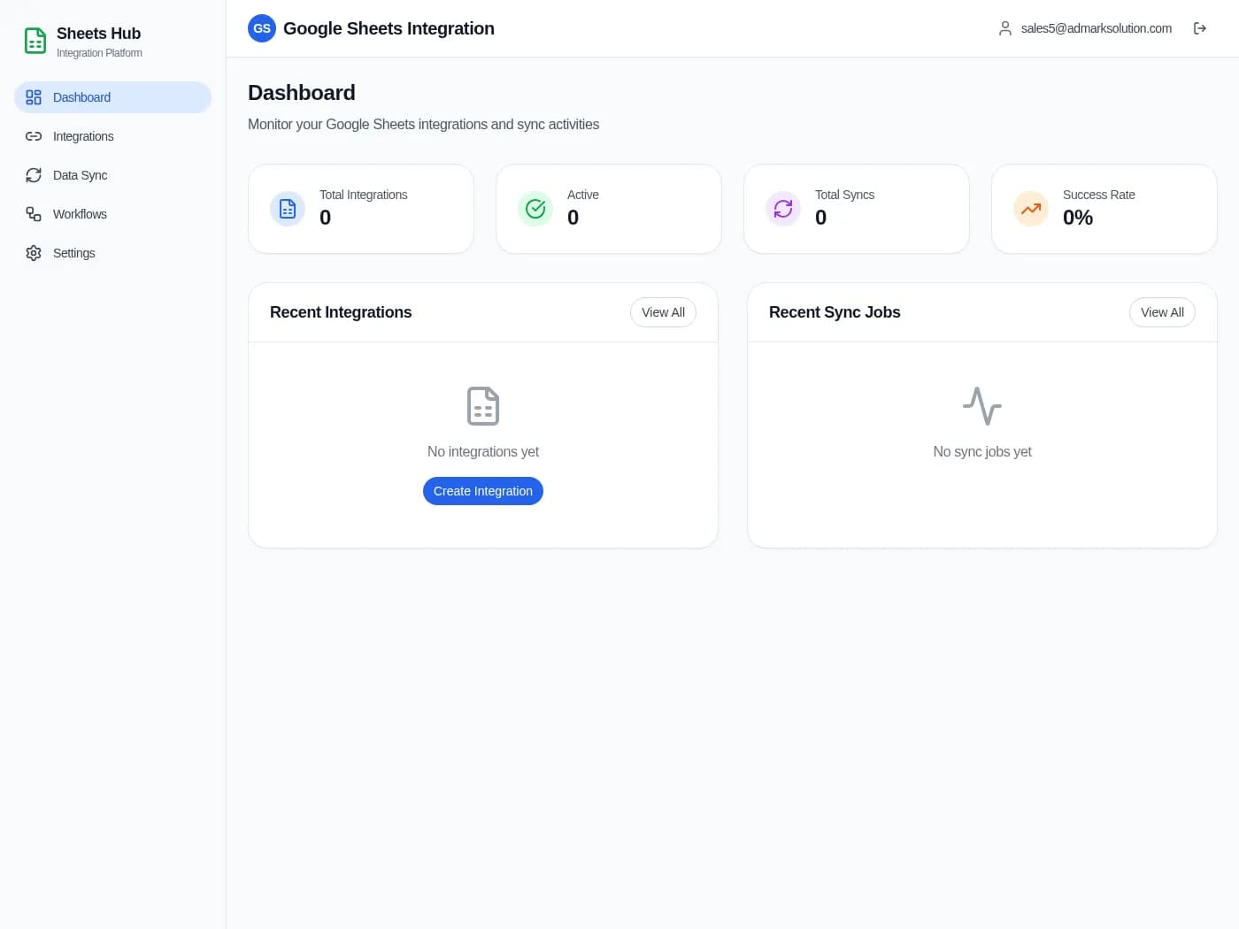 Google Sheets Integration for Third-Party Software
