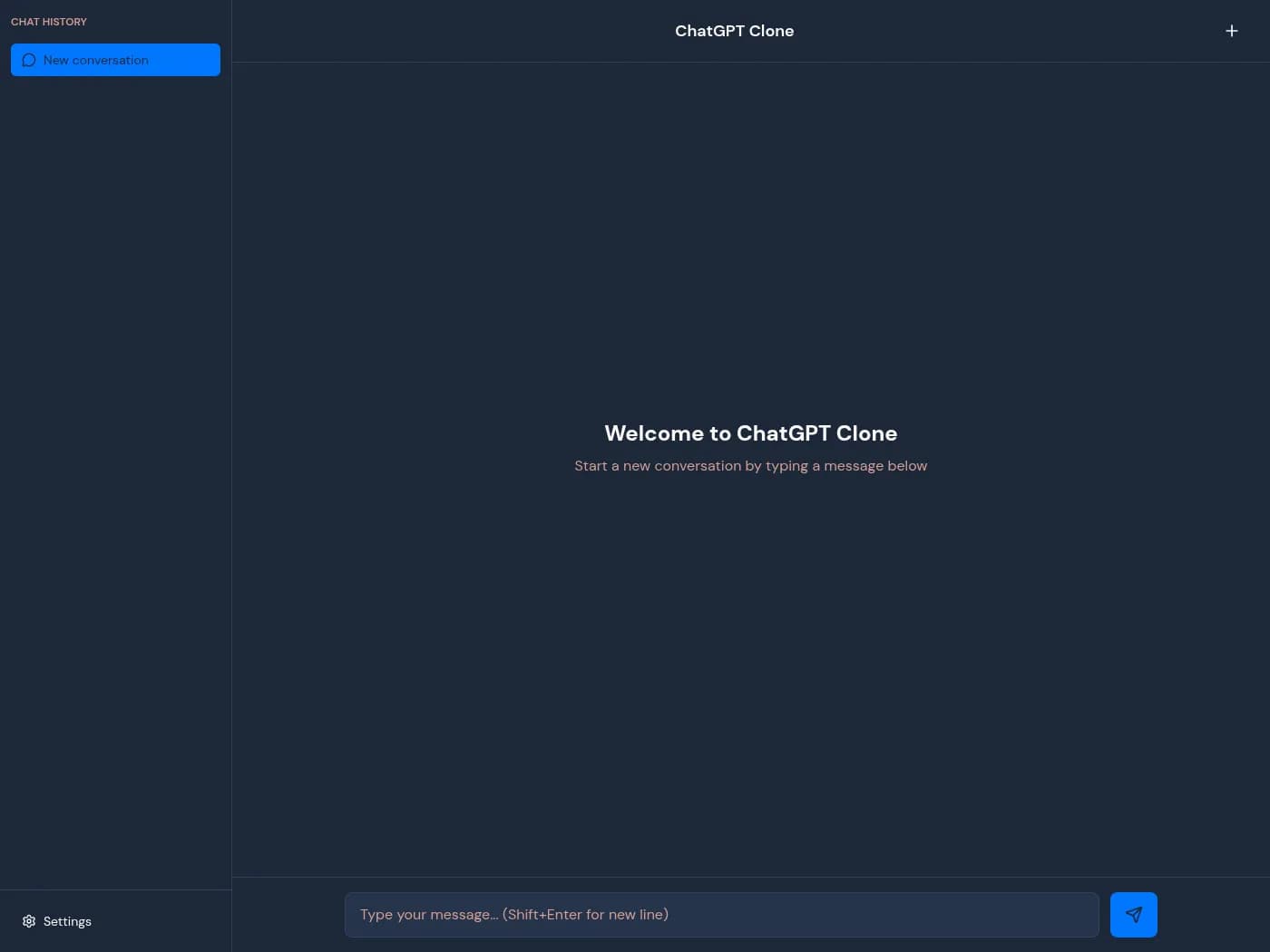 GPT Clone Web App