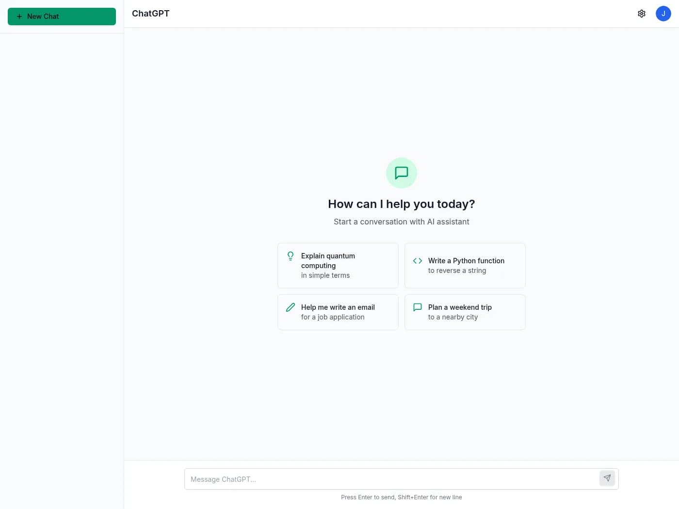 GPT-Like AI Chat Platform