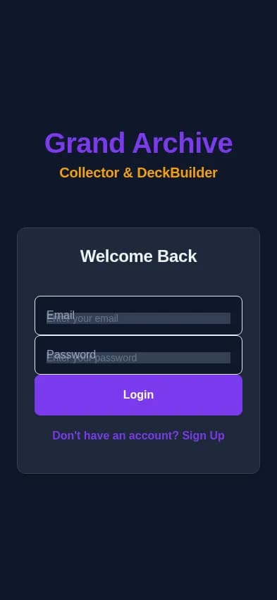 Grand Archive DeckBuilder
