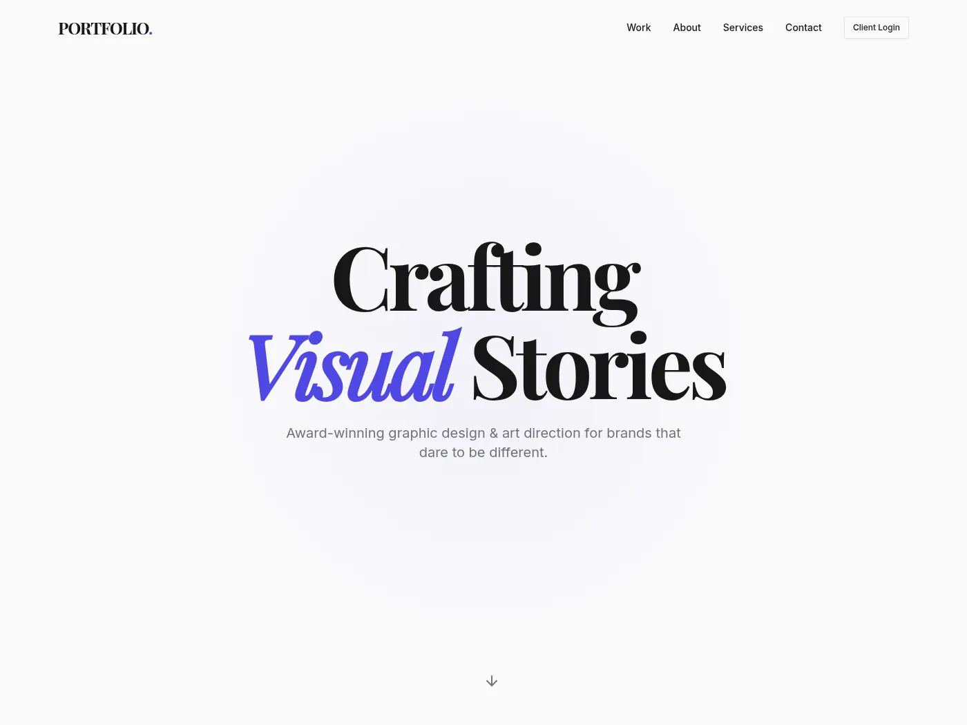 Graphic Designer Portfolio Showcase
