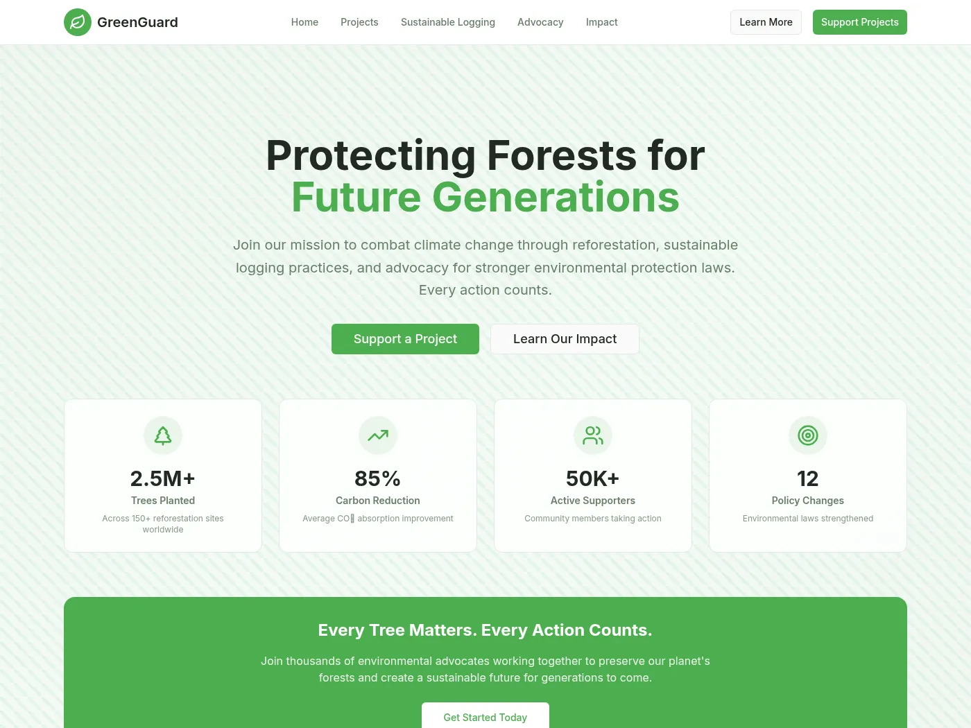GreenGuard: Protecting Forests for Future Generations