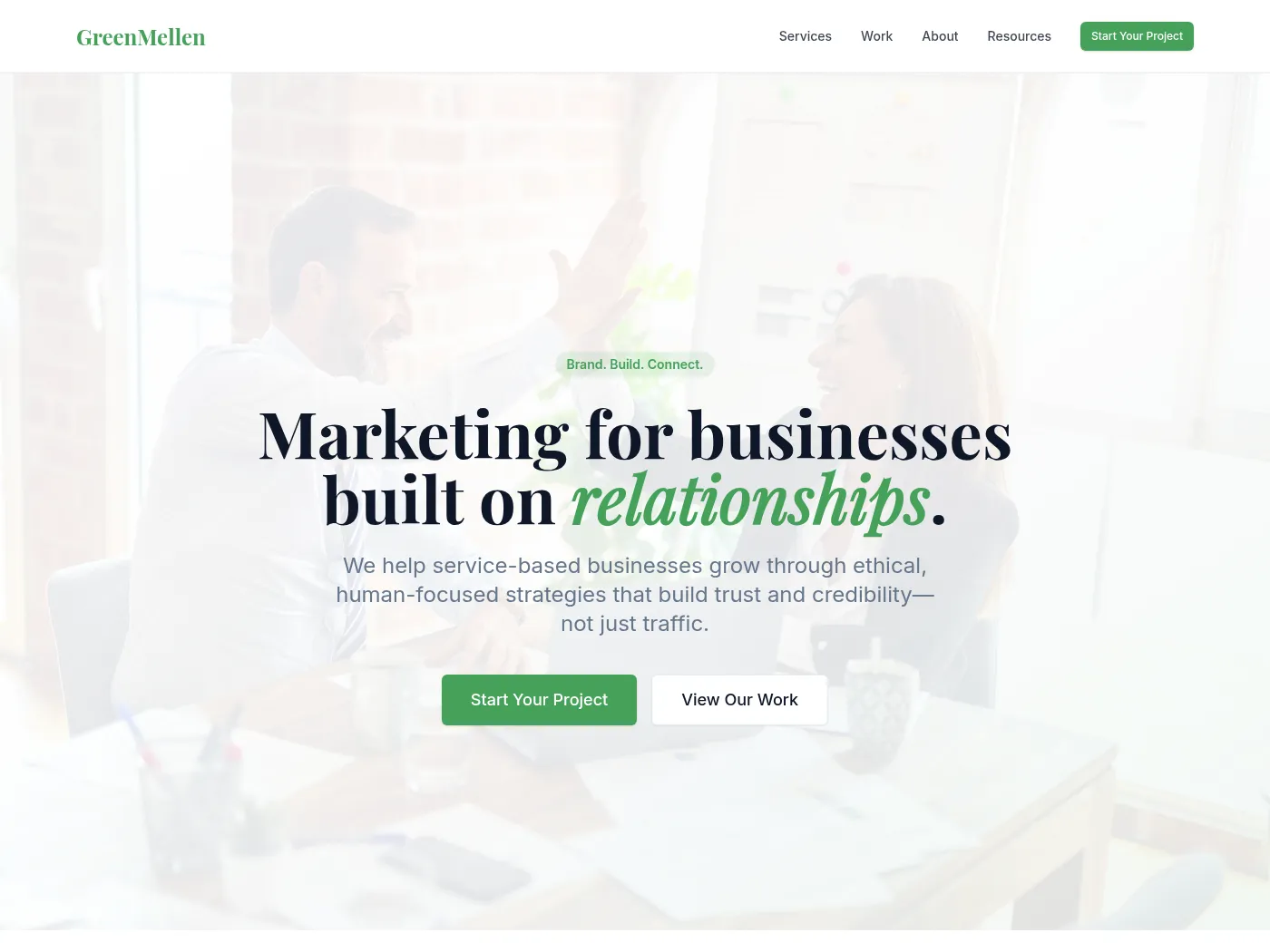 GreenMellen Media Website Revamp