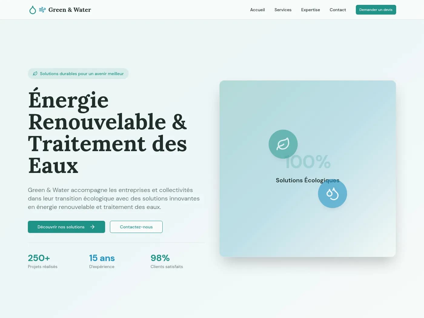 Green & Water Web Portal