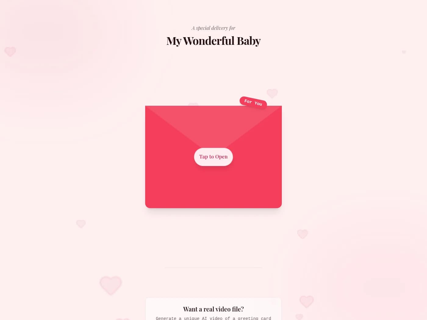 Greeting Card Video Maker
