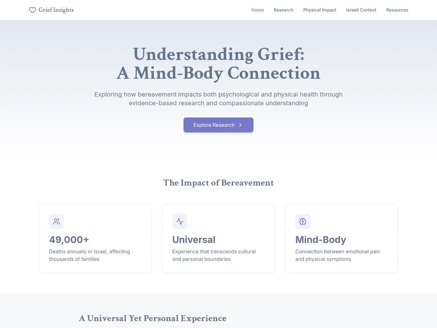 Grief Insights: Understanding the Physical and Emotional Dimensions of Bereavement