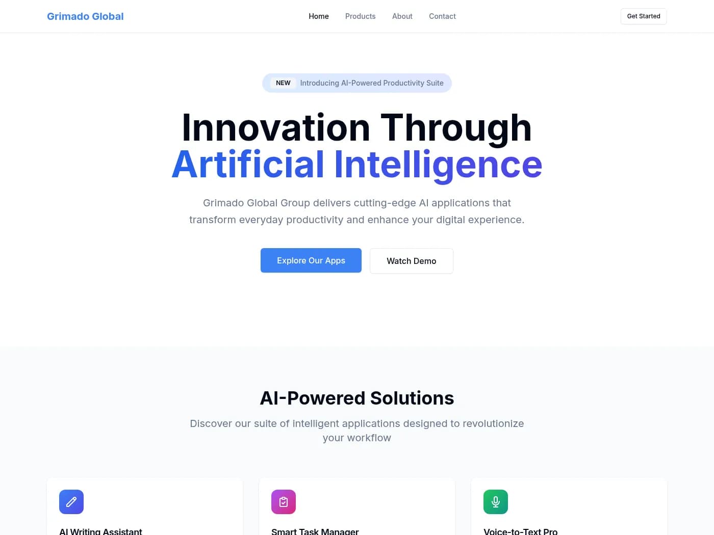Grimado Global Group AI Productivity Suite
