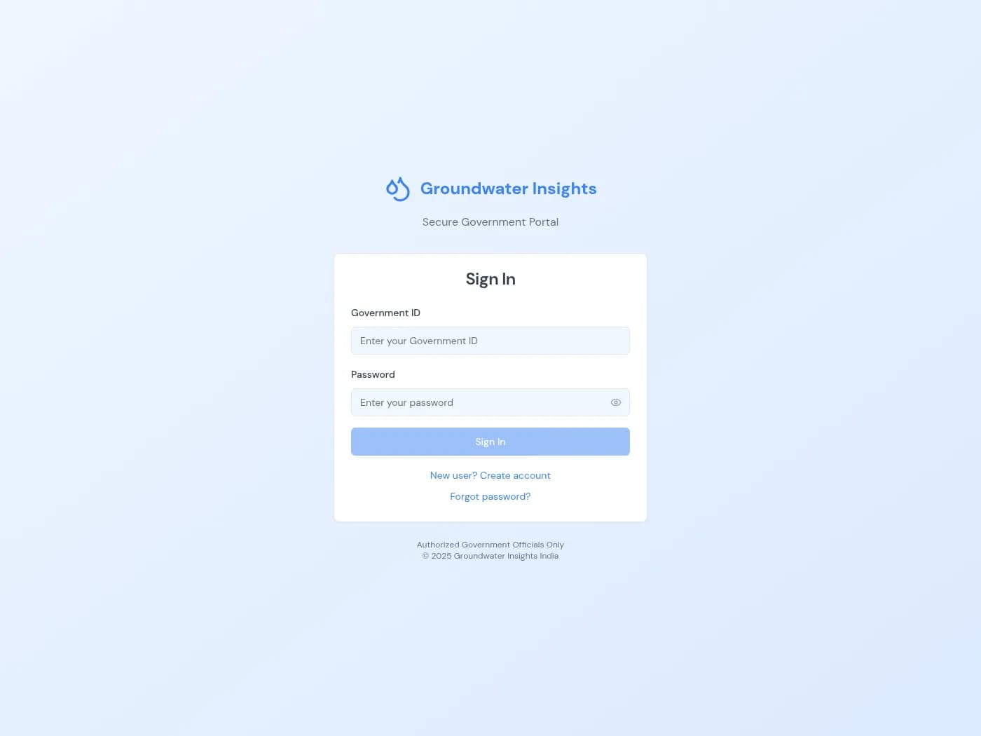 Groundwater Insights India: Real-Time Decision Dashboard for Government Officials
