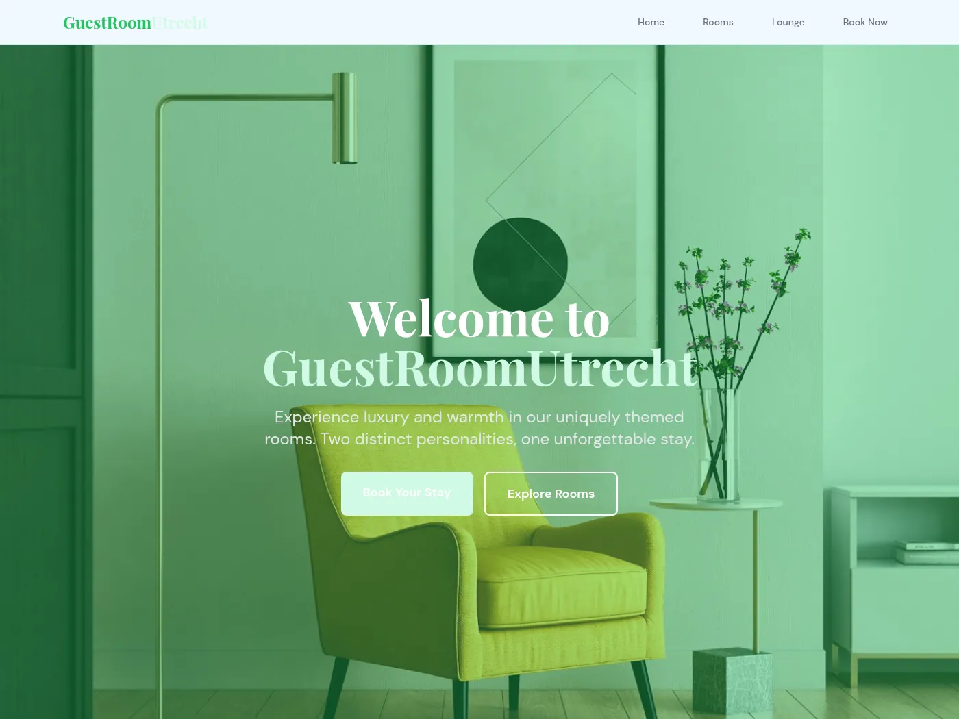 GuestRoomUtrecht Luxe Airbnb Web Experience