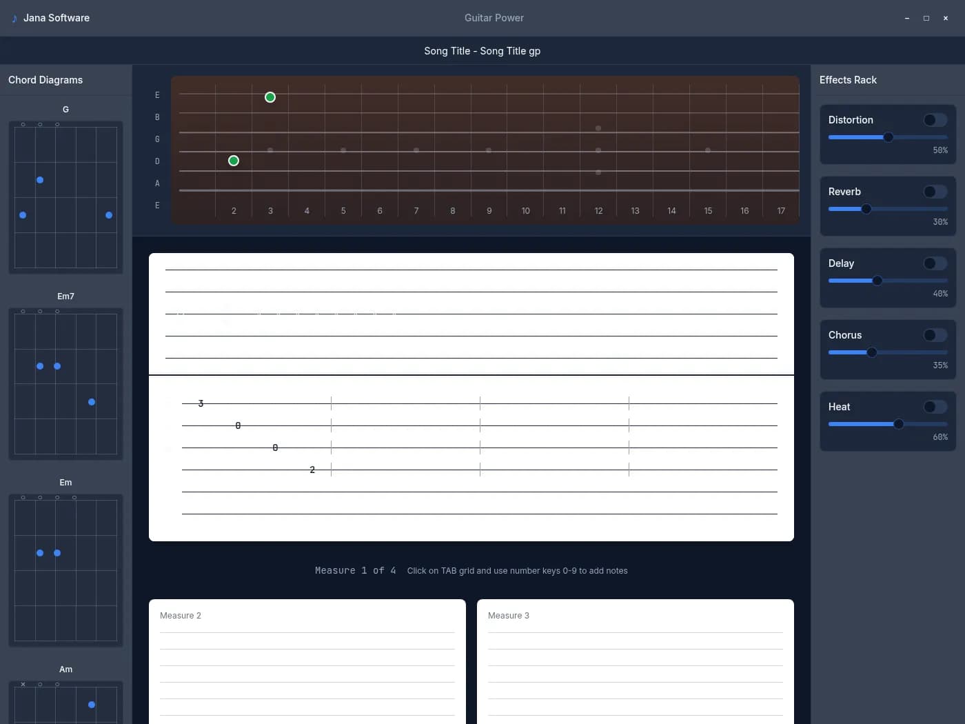 Guitar Power Web Clone