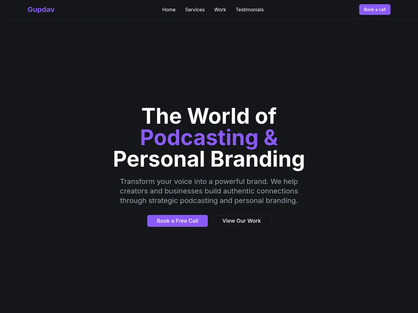 Gupdav Web Clone