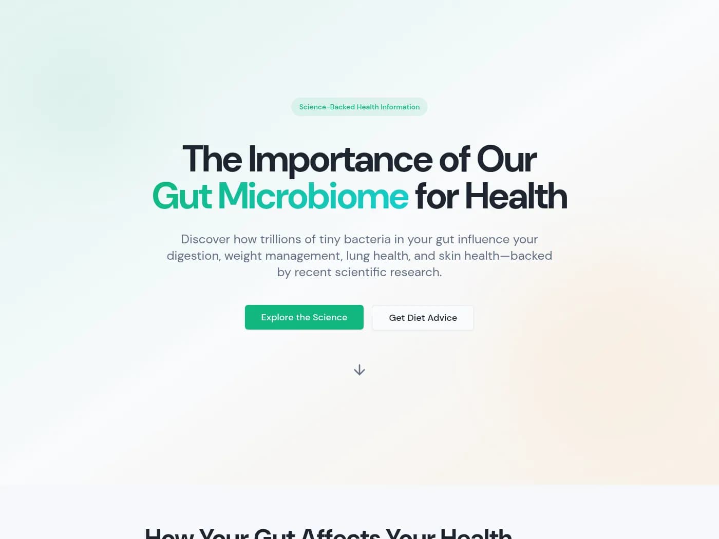 Gut Microbiome Health Explorer