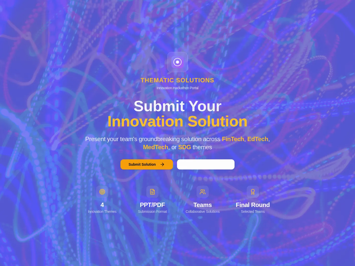 Hackathon Submission Portal for Thematic Solutions