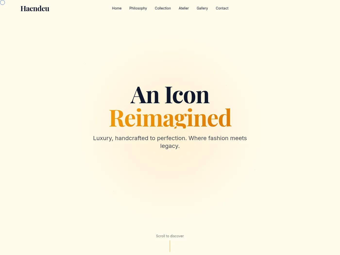 Haendeu: A Cinematic Web Experience for Luxury Handbags
