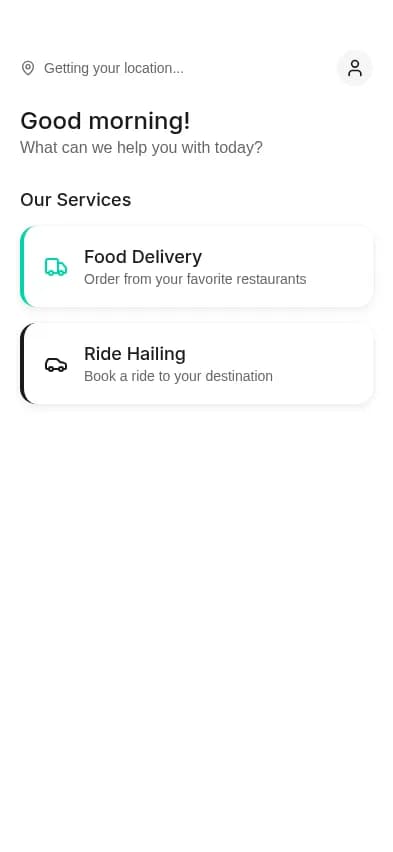 Hail Service SuperApp for Delivery and Ride-Hailing