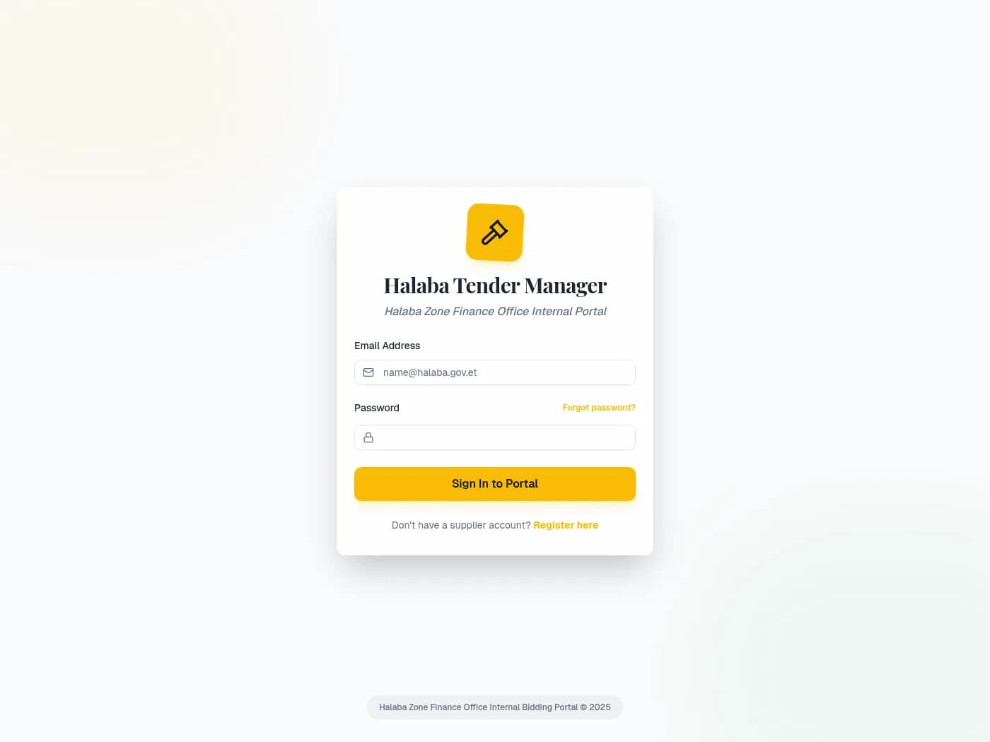 Halaba Tender Manager