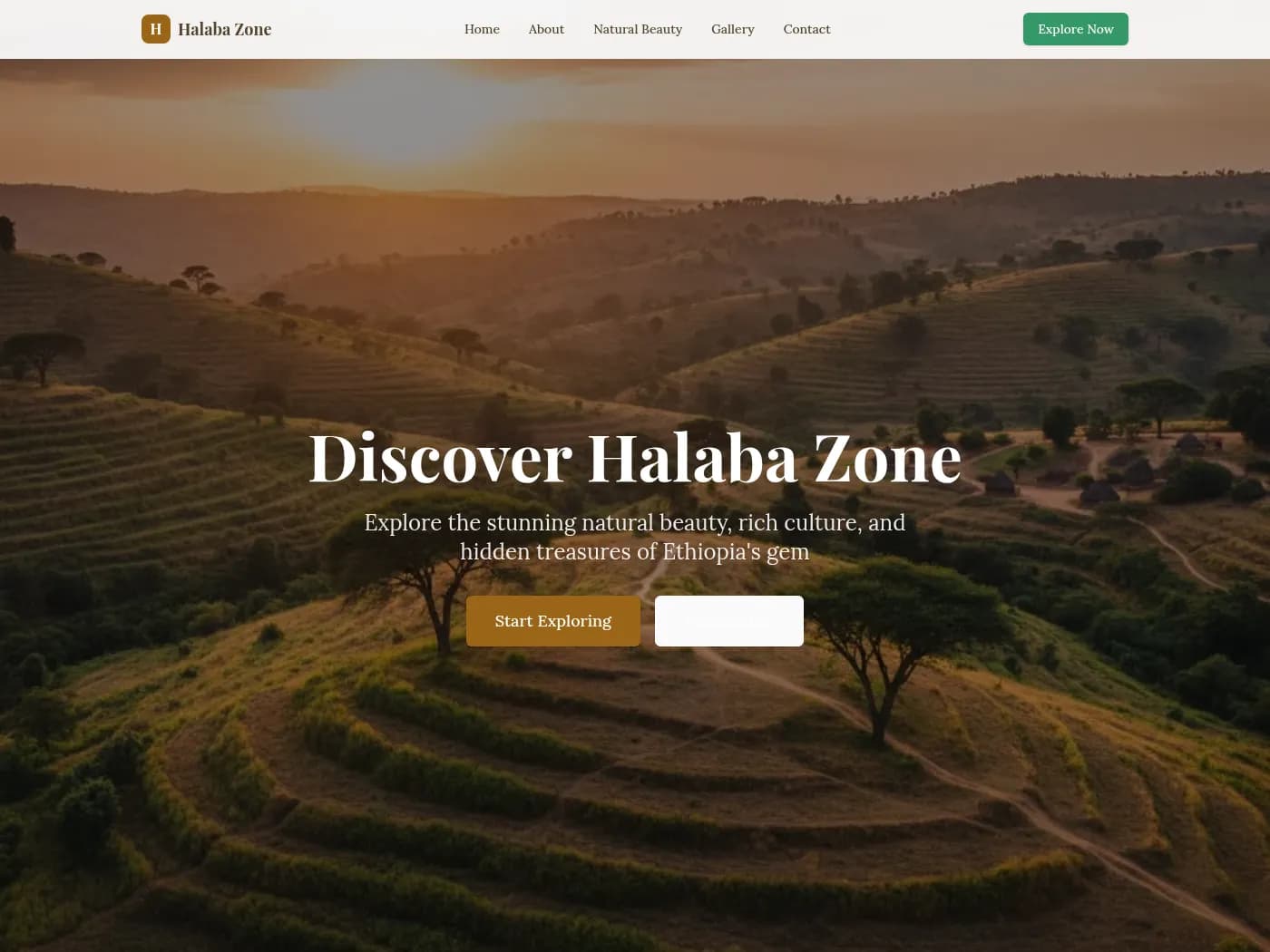 Halaba Zone Tourism Portal