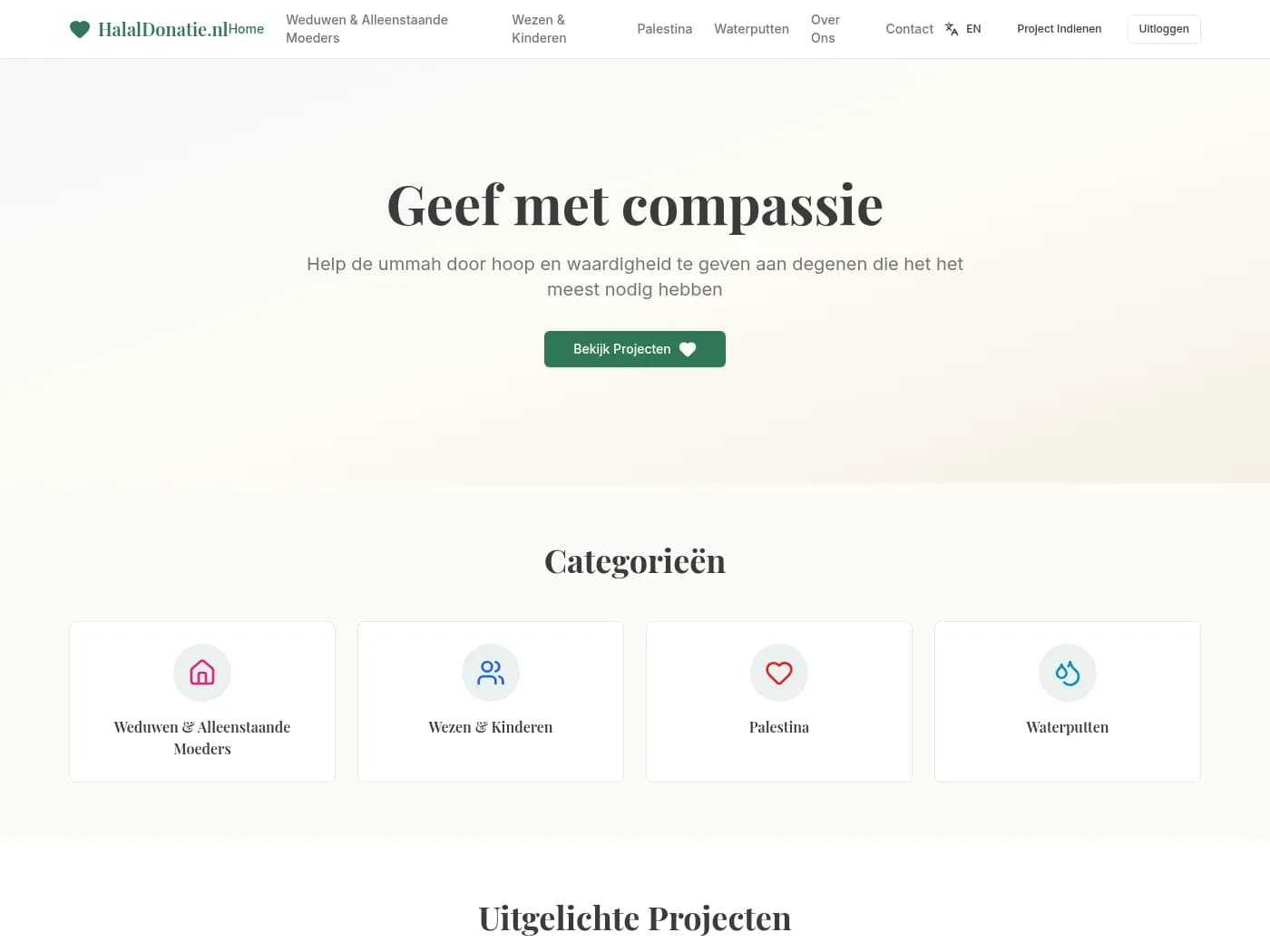 HalalDonatie.nl – Compassion-Driven Donation Platform Inspired by Islamic Values