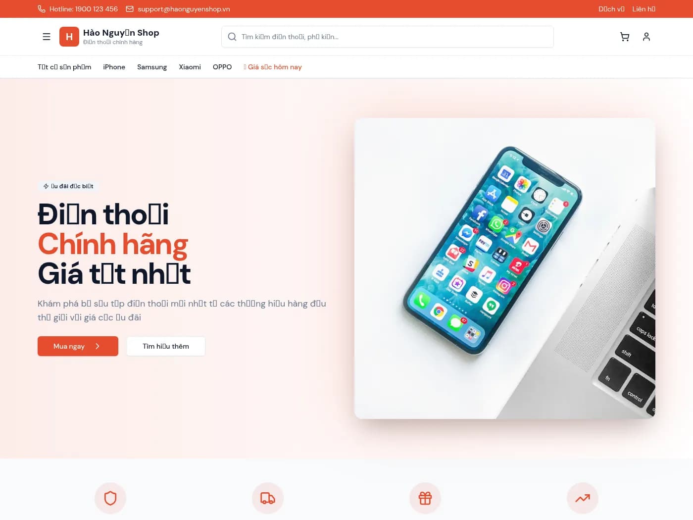 Hào Nguyễn Shop - Comprehensive Mobile Phone E-commerce Platform