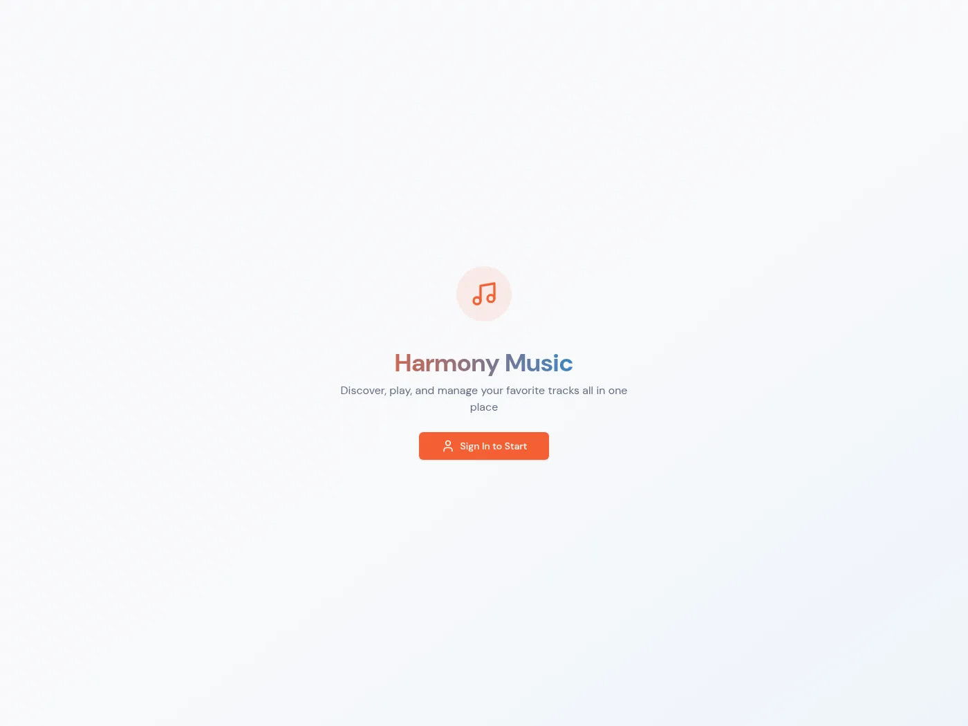 Harmony Music App