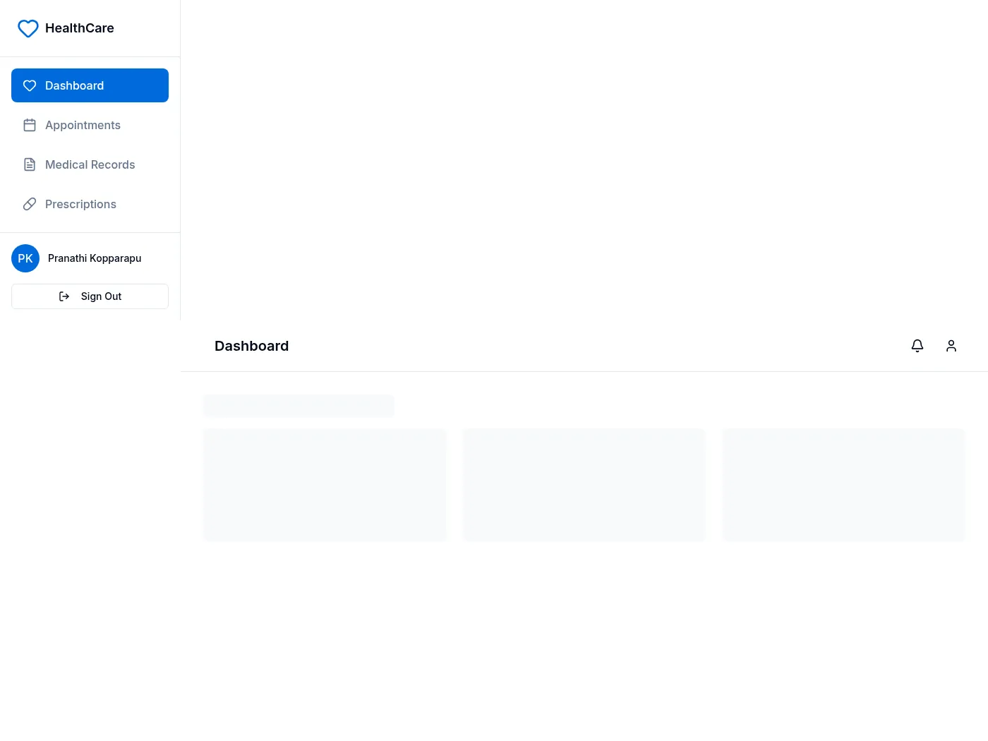 Healthcare Assistant Web App for Patients and Doctors