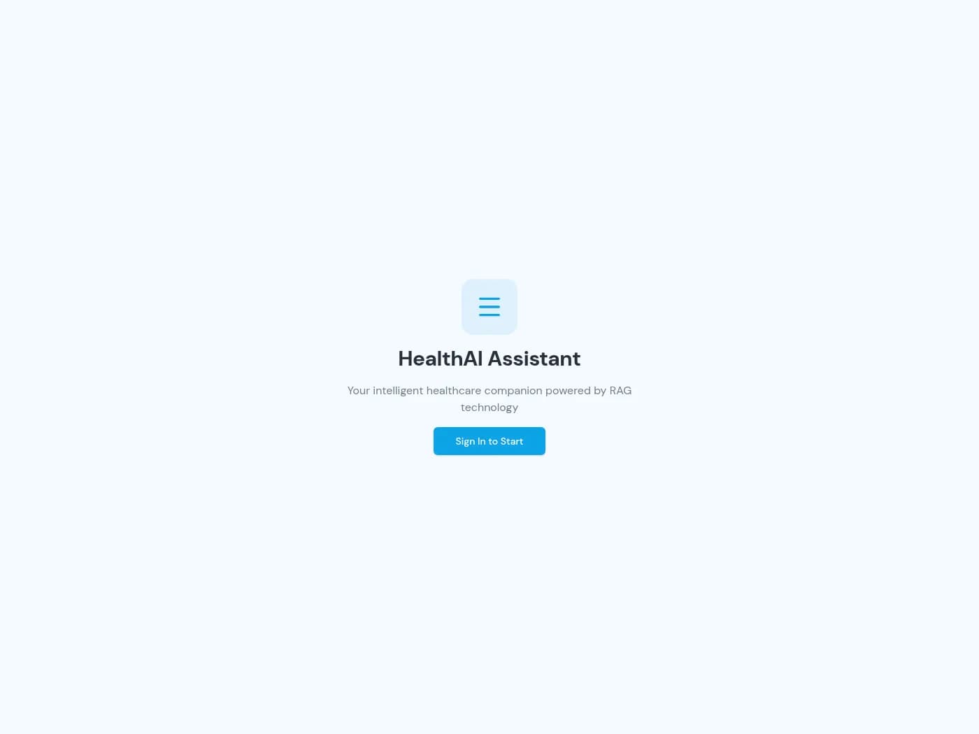 Healthcare RAG Chatbot